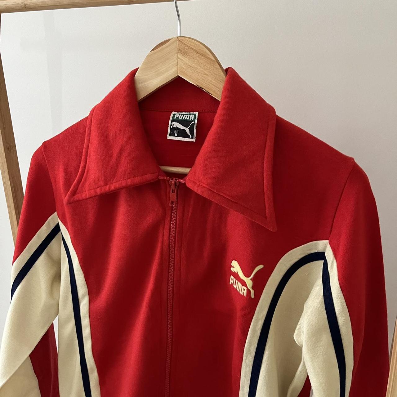 This original 1970s PUMA red top ooozes vintage... - Depop