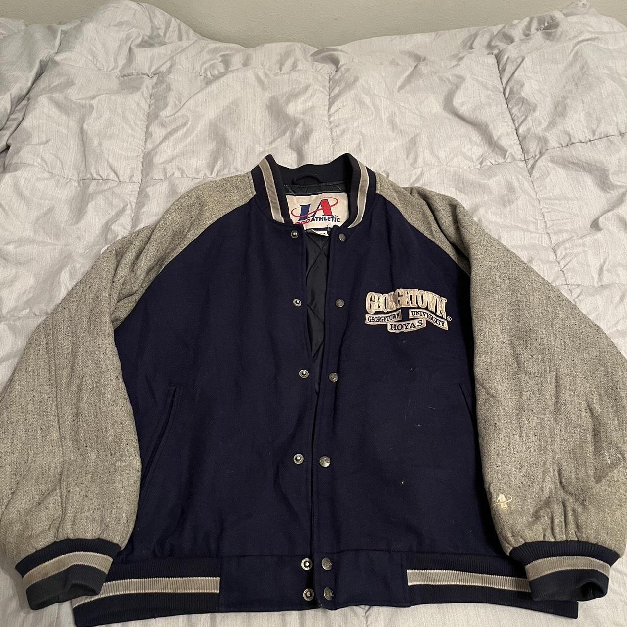 Vintage Logo Athletic Georgetown Hoyas Varsity... - Depop