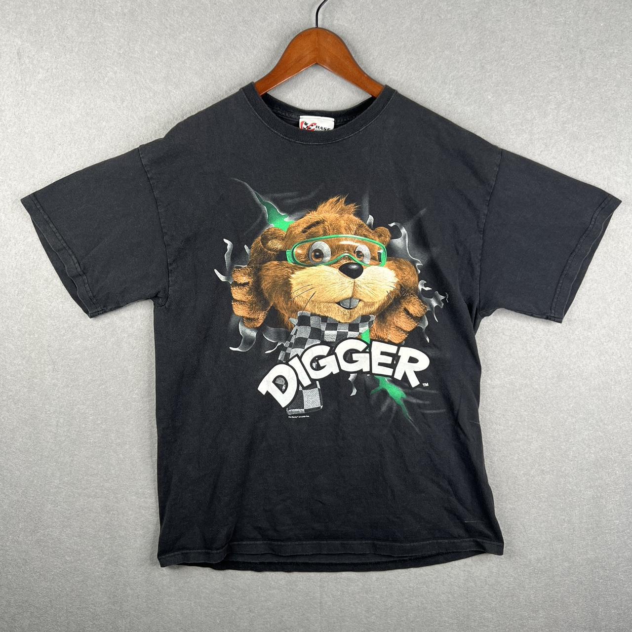 Y2k Digger Nascar Fox Sports Chase Authentics Black - Depop