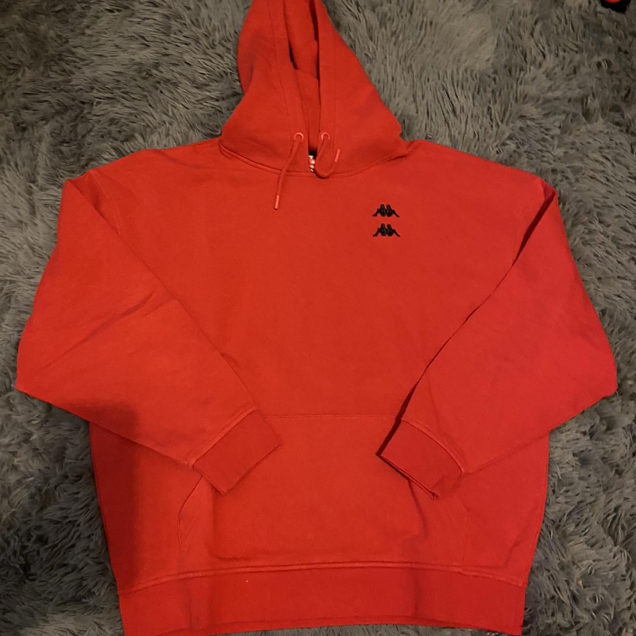 Red Kappa Hoodie Size: M Nothing wrong with the... - Depop