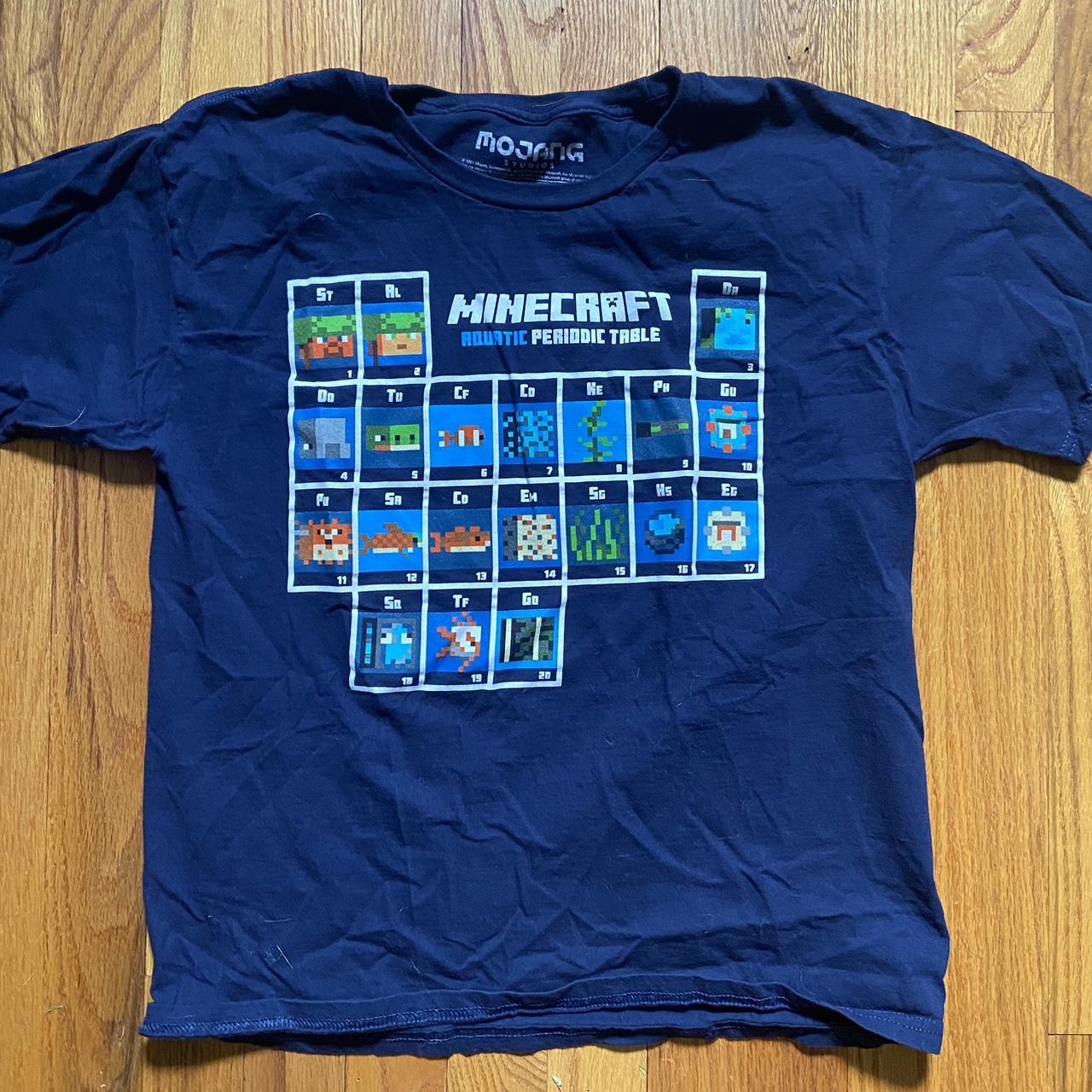 Kids Mojang Studios Minecraft Tee Shirt Kids Size... - Depop