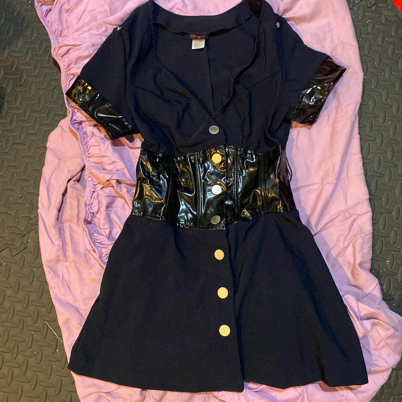 (Incomplete) Hot Cop Costume Dress! By Dreamgirl!... | Depop