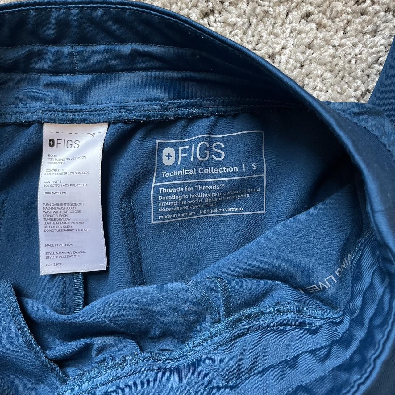 FIGS deep reef scrub set. Top is small, bottoms are... - Depop