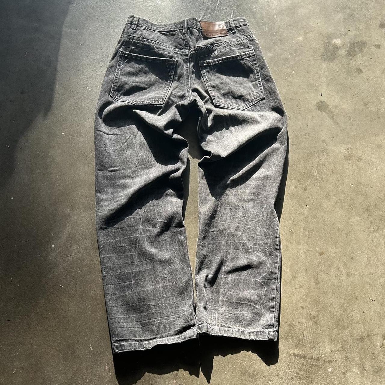 P. MILLER ATELIER Black Denim Jeans Denim jeans in... - Depop