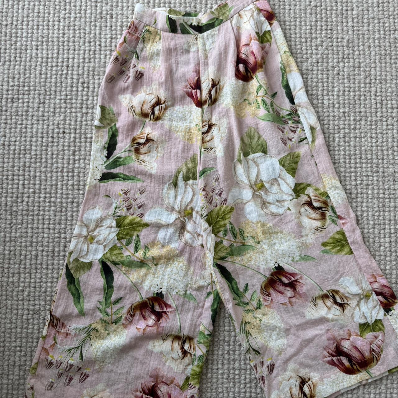 Sheike wide leg pants Sz 6 Invisible zipper at the... | Depop