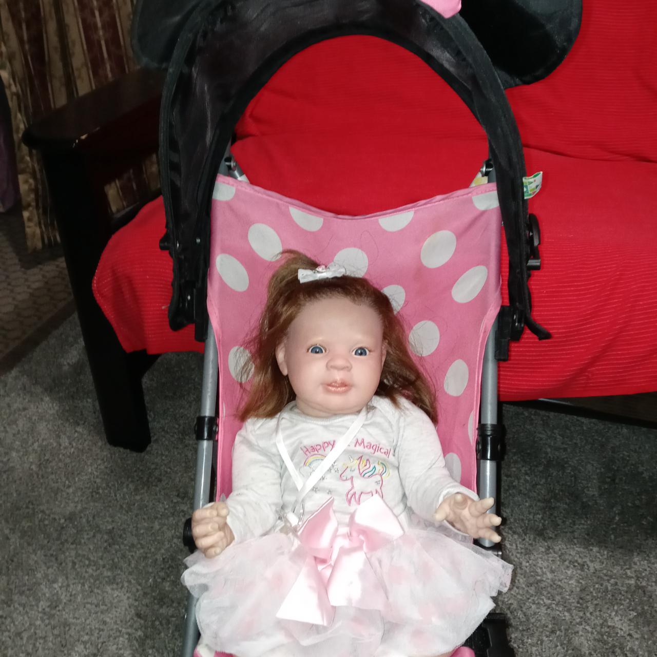 Lifelike Reborn Baby Doll 3-6 Months with Stroller,... - Depop