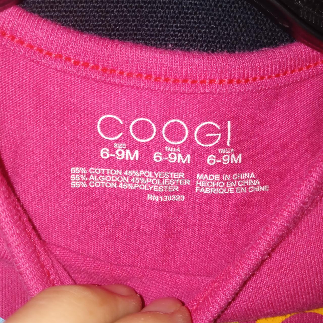 Coogi Hot Pink One Piece Bod Suit Size: 6-9... - Depop