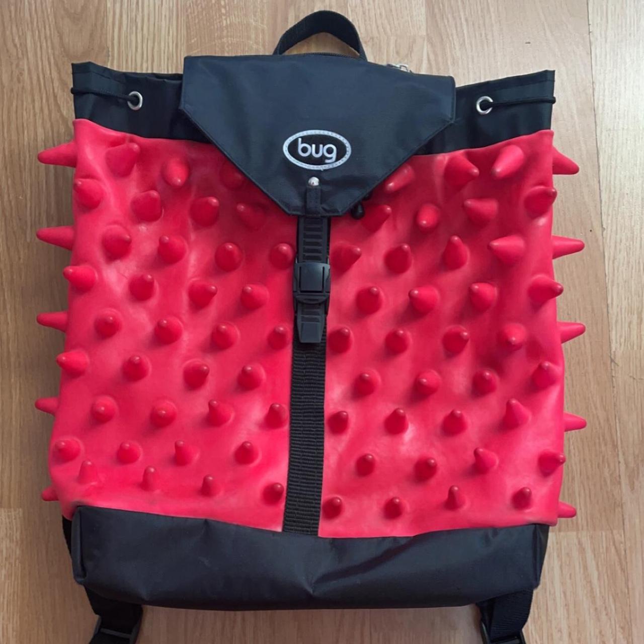 Craig Morrison Red Latex Bug Backpack Red latex... - Depop