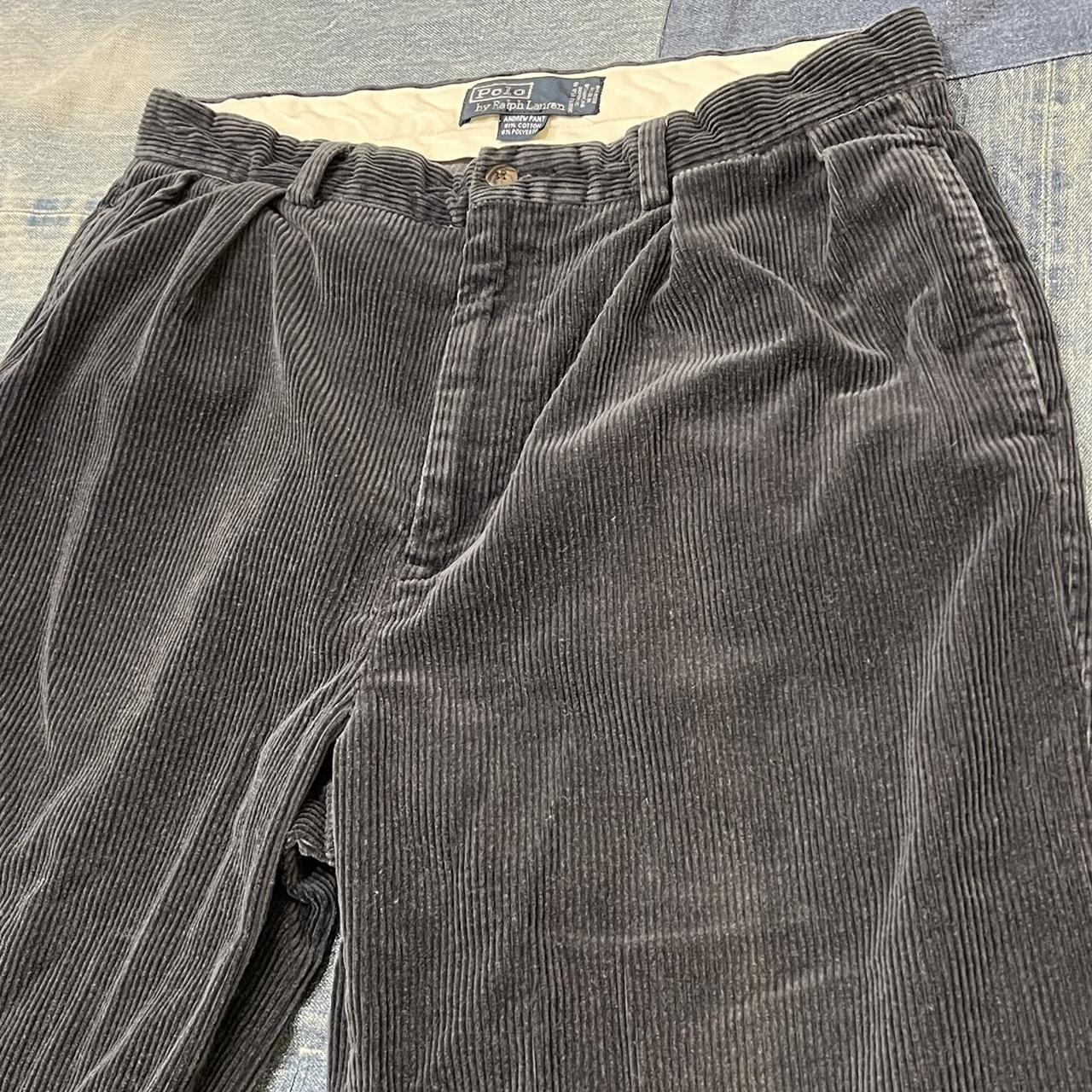 Vintage 90s Polo By Ralph Lauren corduroy pants... - Depop