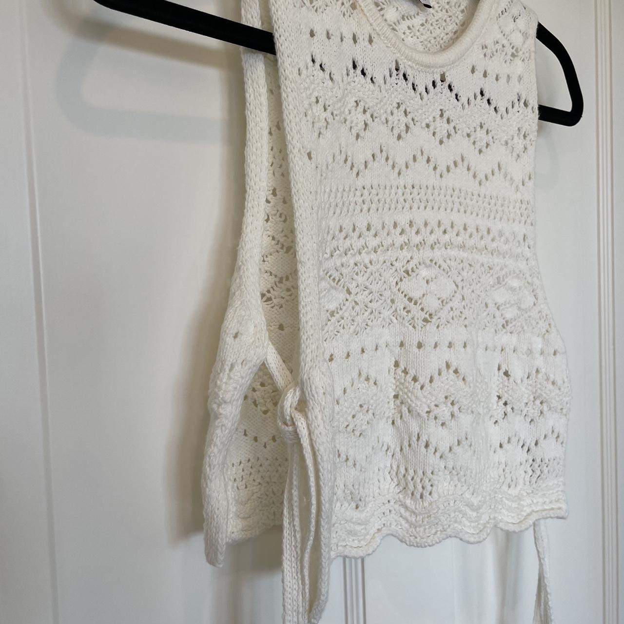 Zara Knit Open Side Top. Excellent condition, size... - Depop