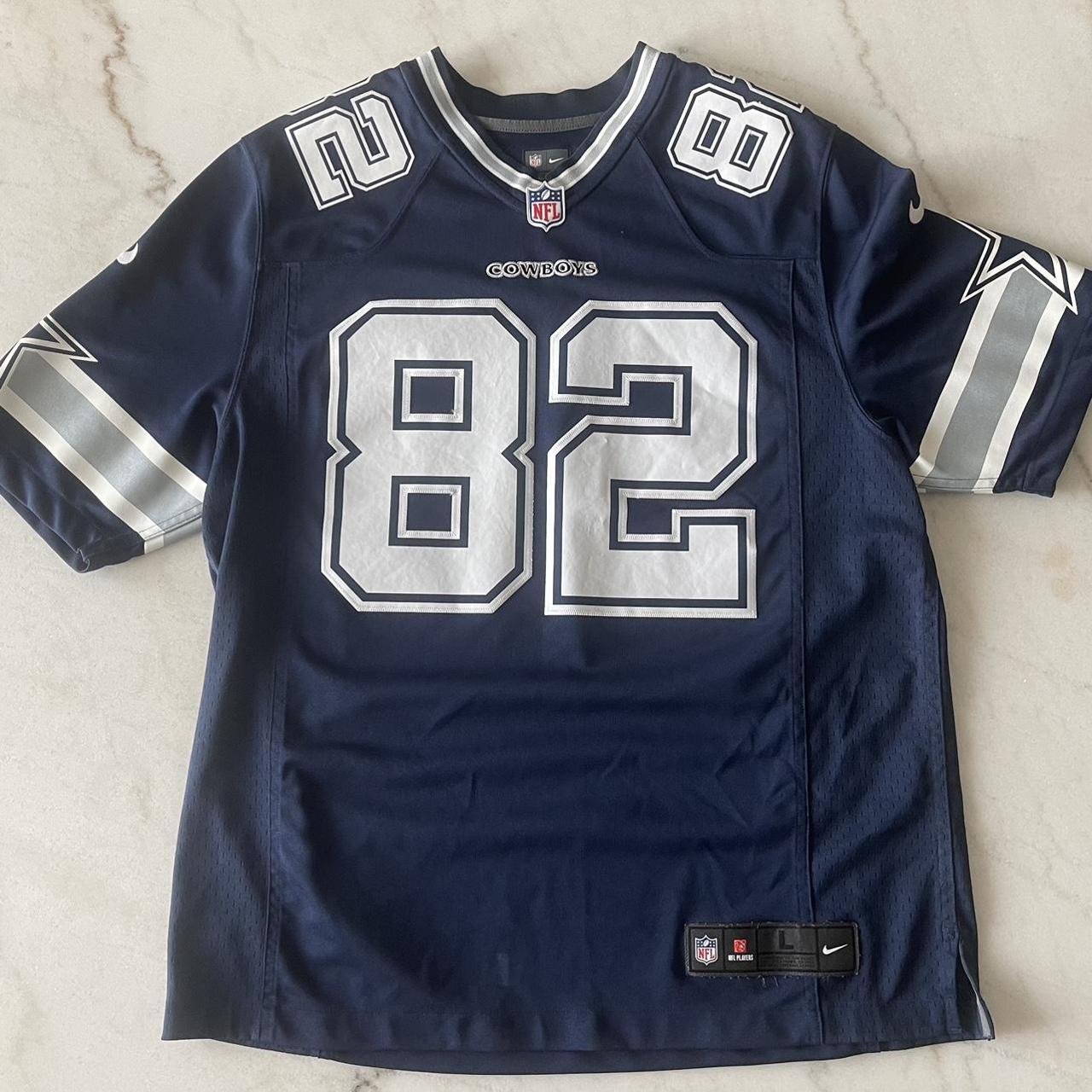 Nike Cowboys #82 Jason Witten Navy Blue Team Color... - Depop