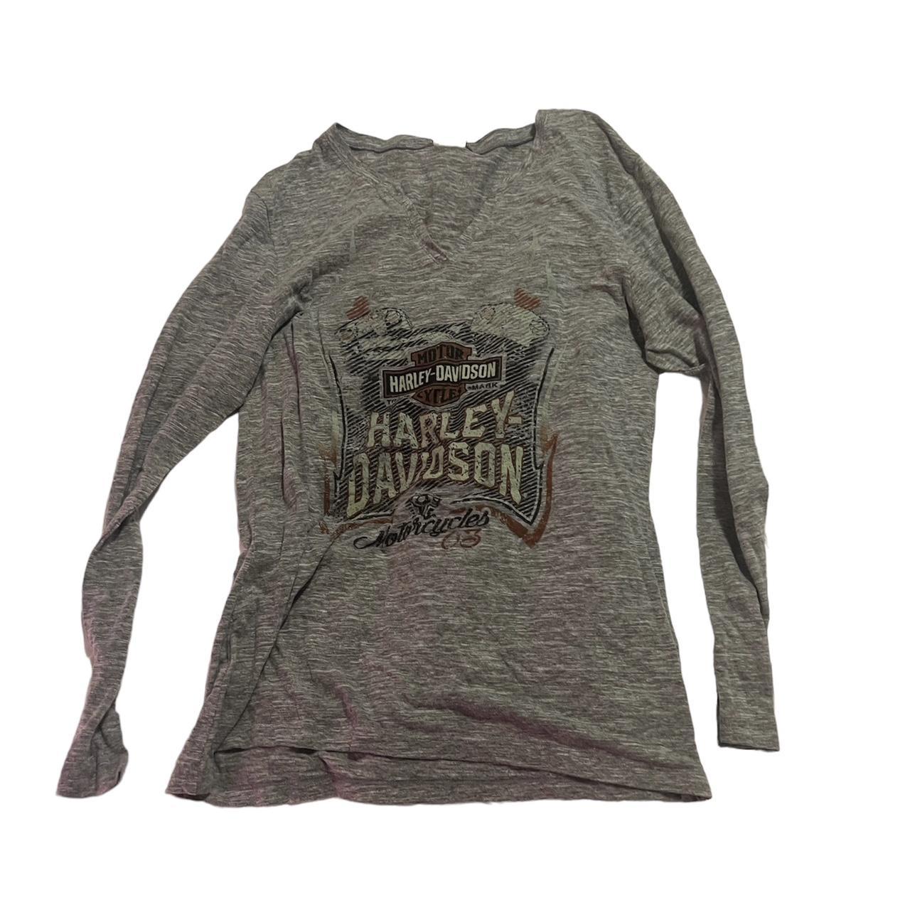 Haley Davidson Bahamas vneck long sleeve Super cute... - Depop