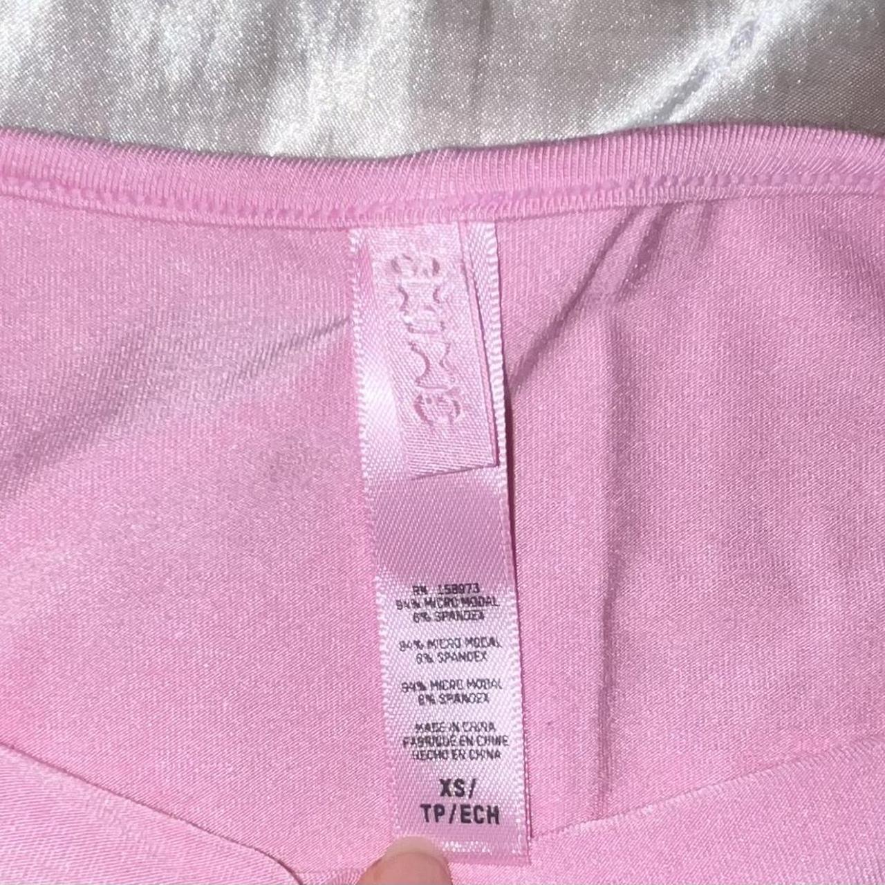 limited edition pink skims cropped cami XS- very... - Depop