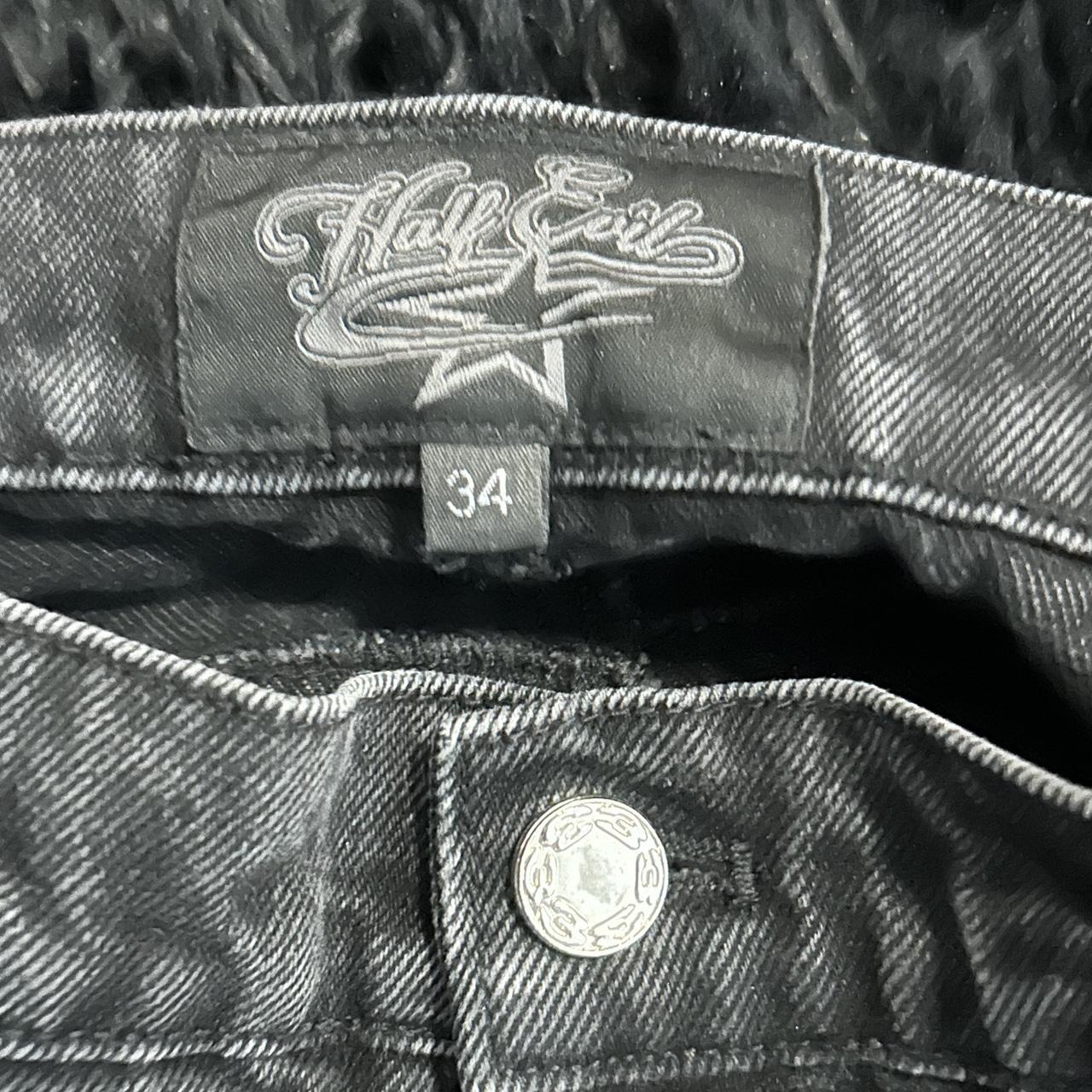 Half Evil Jeans #halfevil #streetwear #opium - Depop