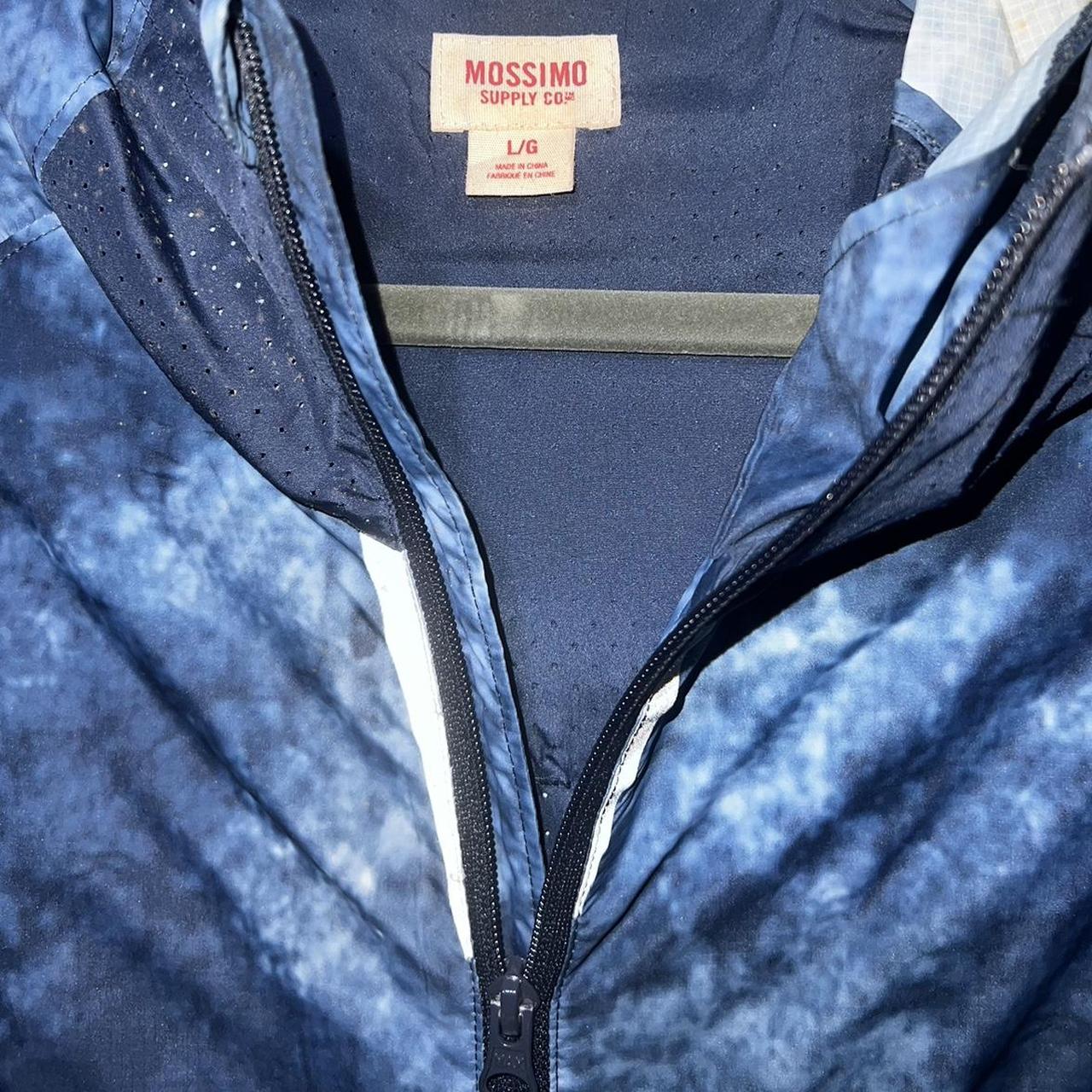 Mossimo Windbreaker Zip Jacket SIZE Mens L ABOUT... - Depop