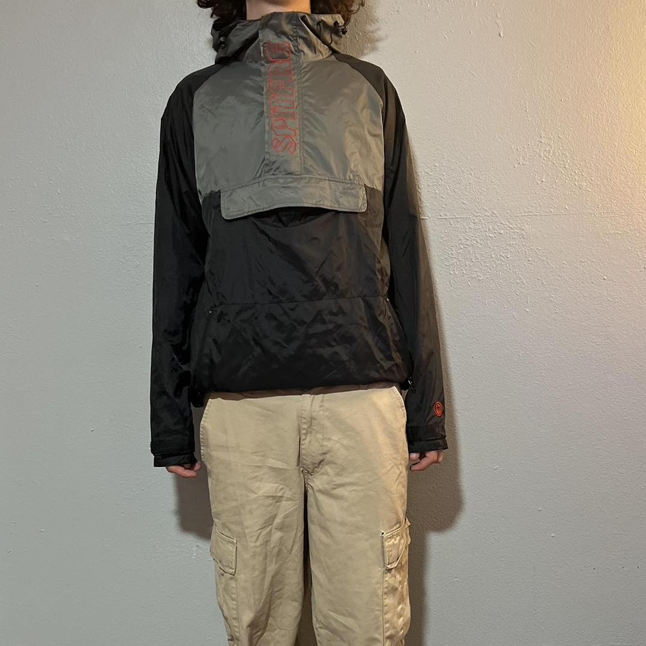 Spitfire Men's Black and Grey Jacket | Depop