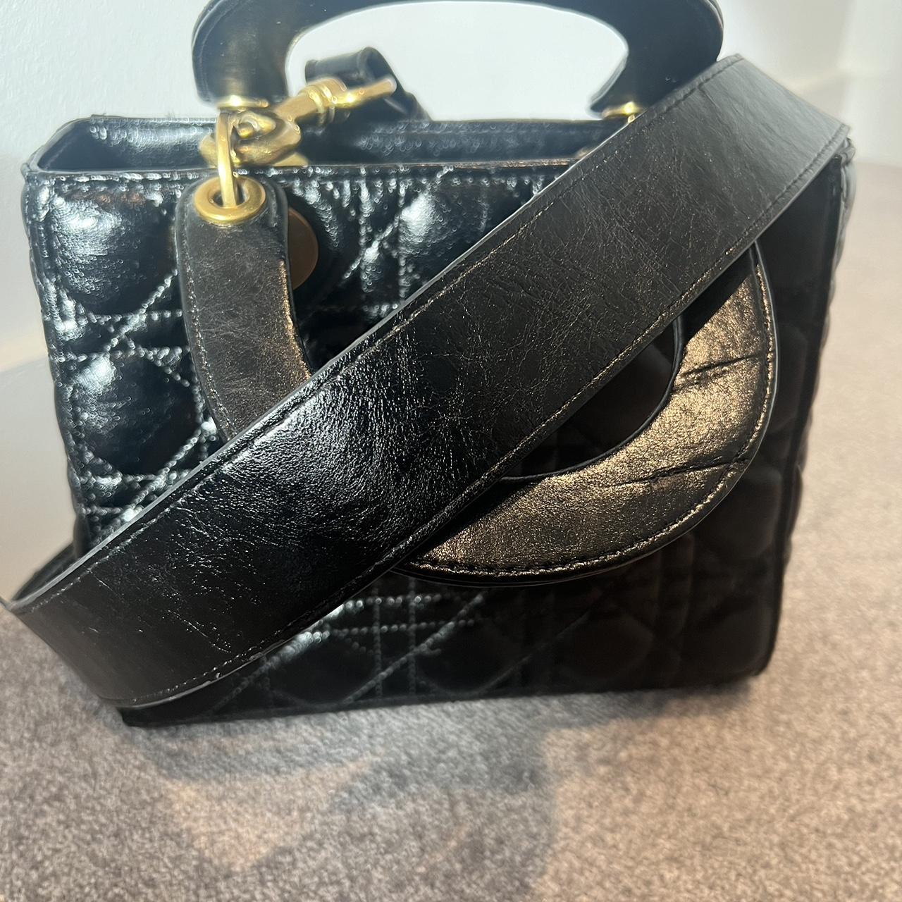 Black square bag - Depop