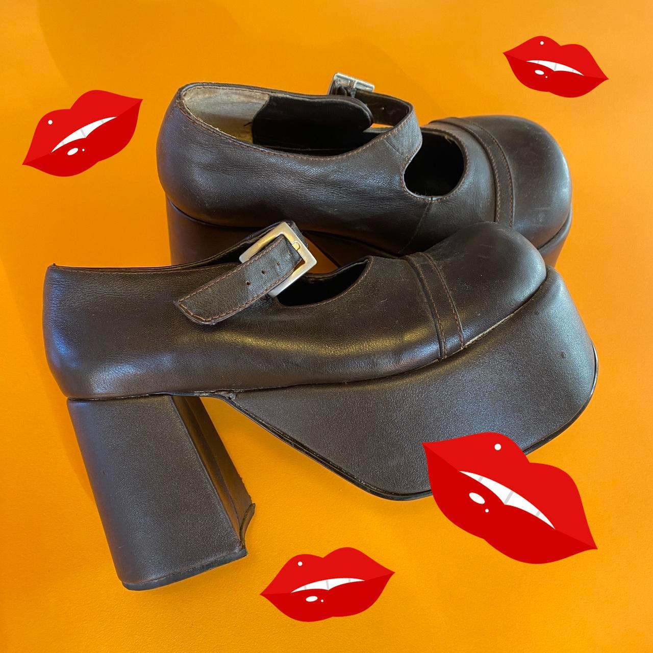 SIZE 37 RARE and AMAZING! Super cute and clompy... - Depop