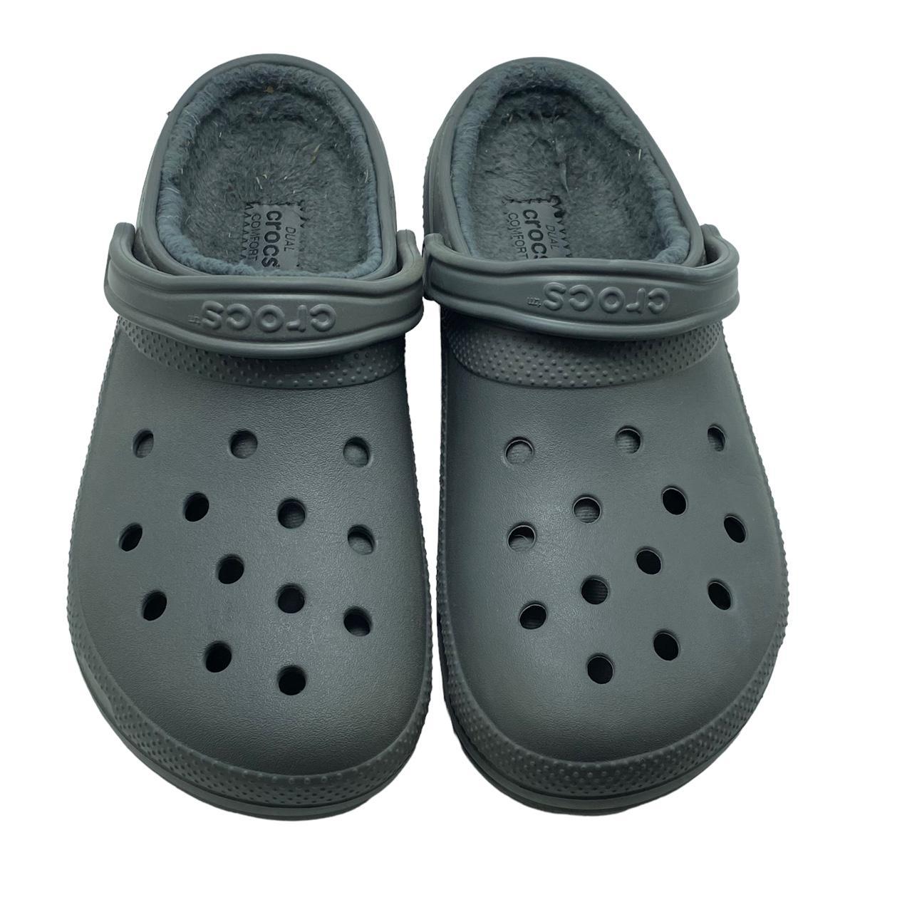 Crocs Men's Grey Clogs | Depop
