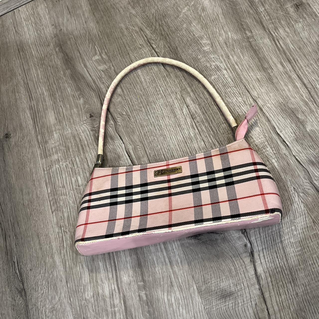 Condition is as shown. Pink Burberry Bag. - Depop