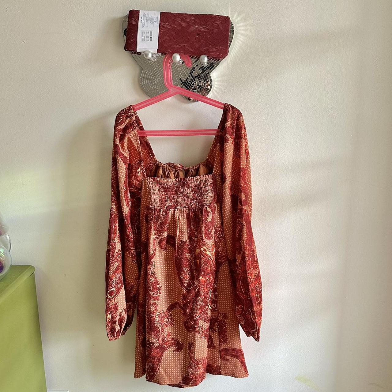 UO EDGY GOTH VAMPIRE CHECKERED LONGSLEEVE DRESS... - Depop