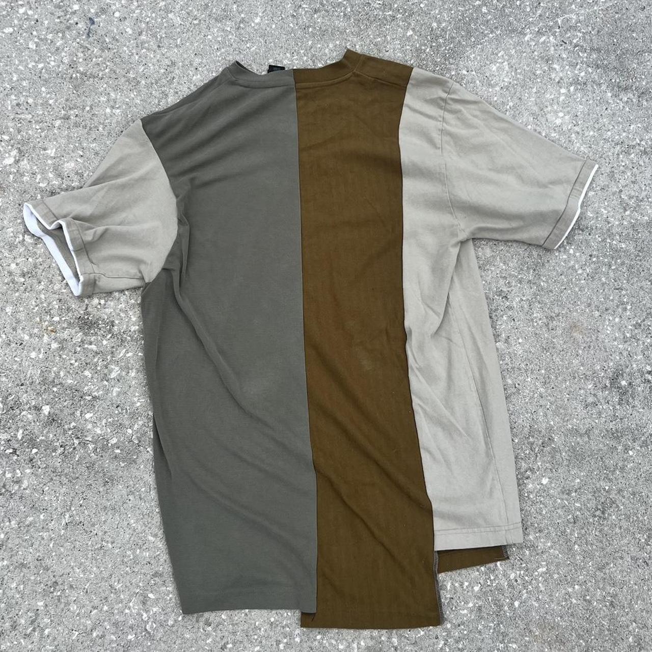 Custom Colorblock Tee - one of a kind Size:... | Depop