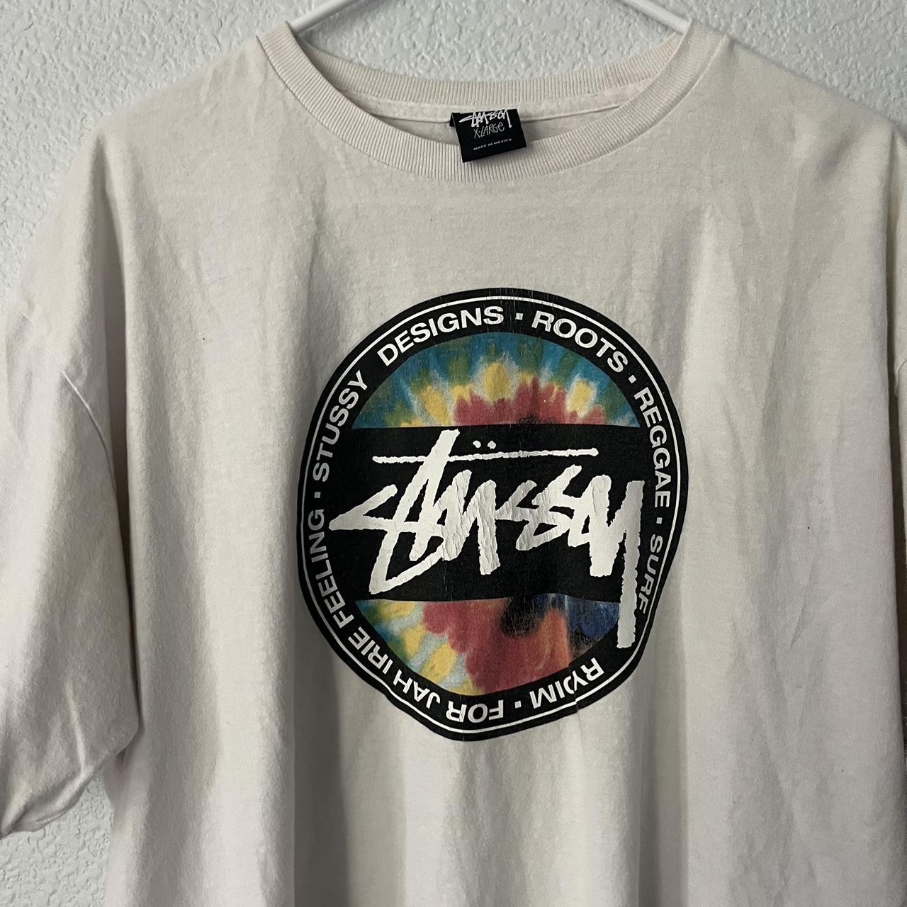 Vintage 00’s Stussy reggae graphic t shirt Super... - Depop