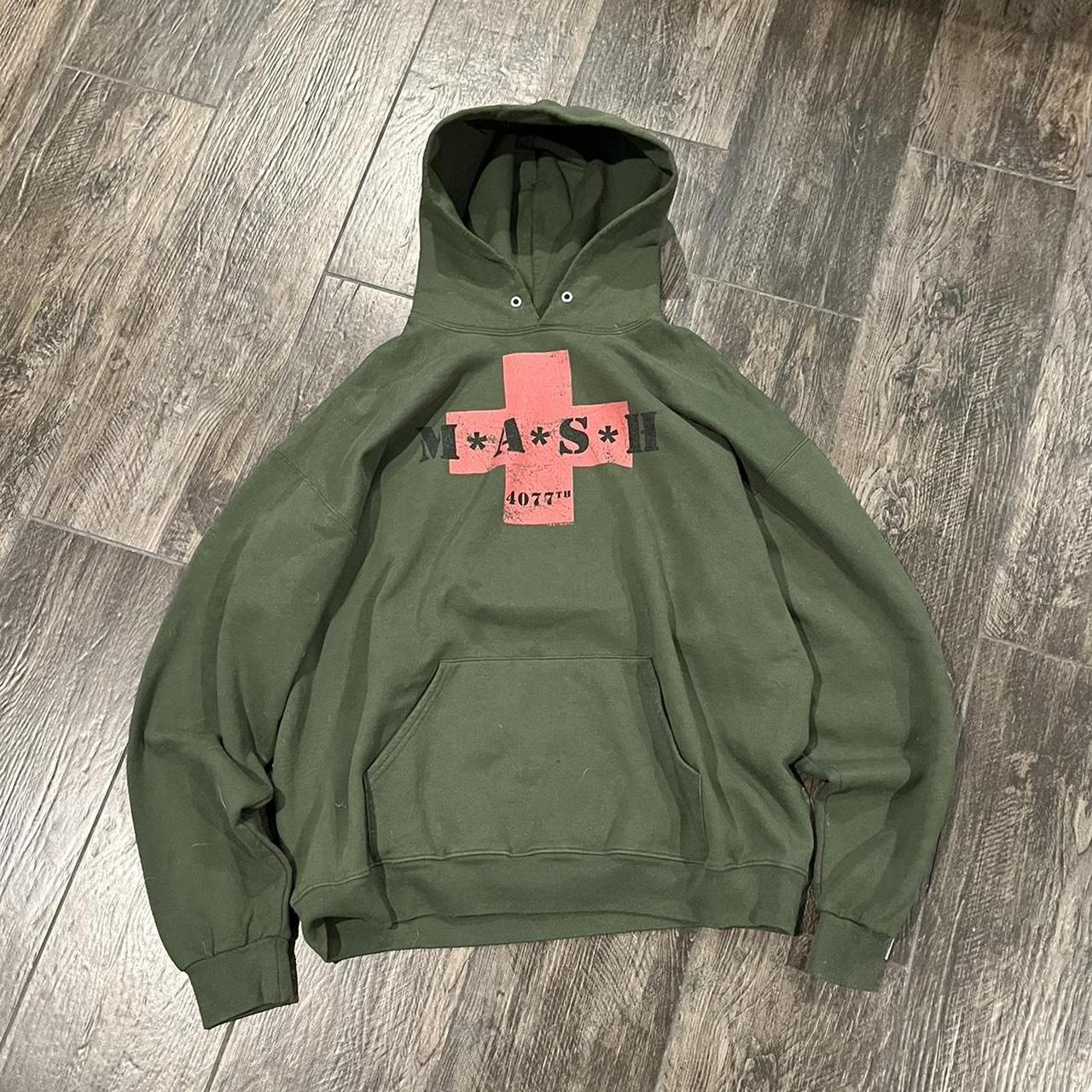 VINTAGE MASH HOODIE MASH 4077th SIZE XL #VINTAGE... - Depop