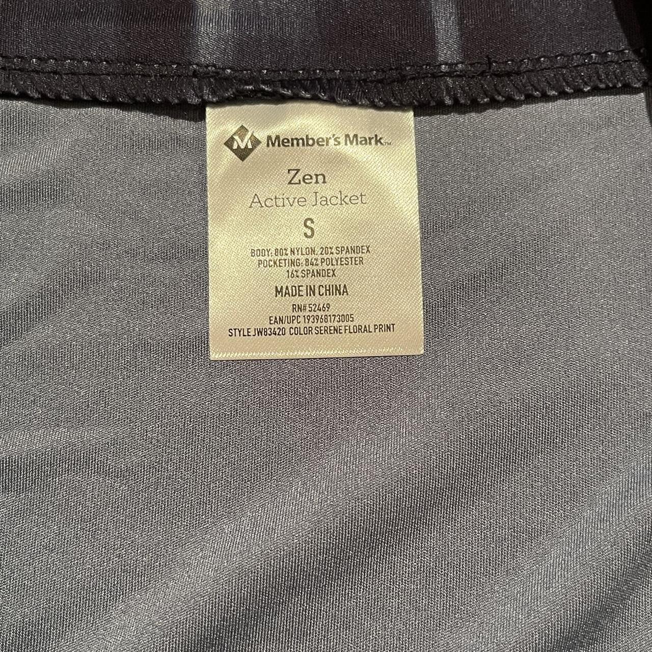 Members Mark Zen Zip Up Blue Navy Athletic... - Depop