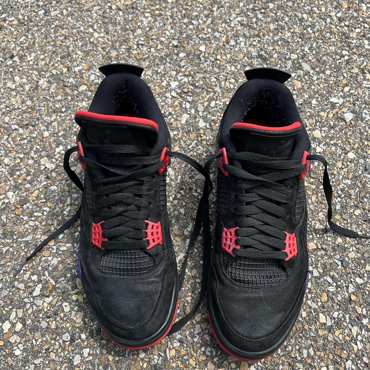 Jordan 4 Raptors Obo Drake Jordan’s Purple and... - Depop