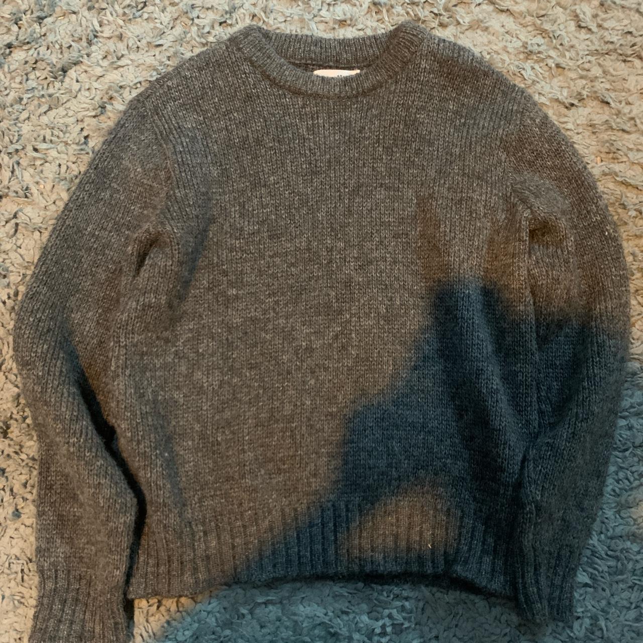 Cute grandpa style thick scratchy wool sweater this... - Depop