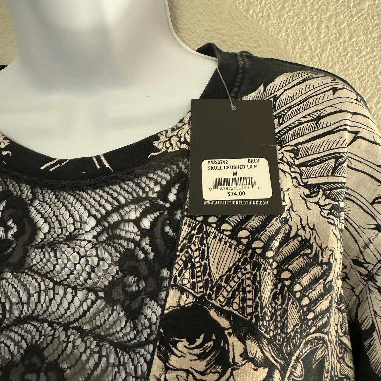 Affliction Side Ties Laced Sweater - size M - tags... | Depop