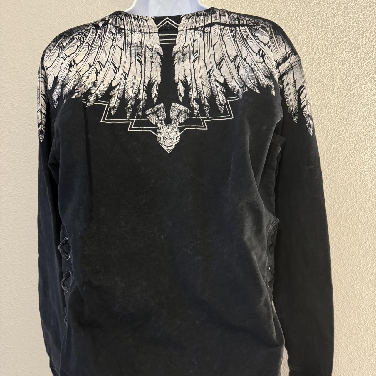 Affliction Side Ties Laced Sweater - size M - tags... | Depop