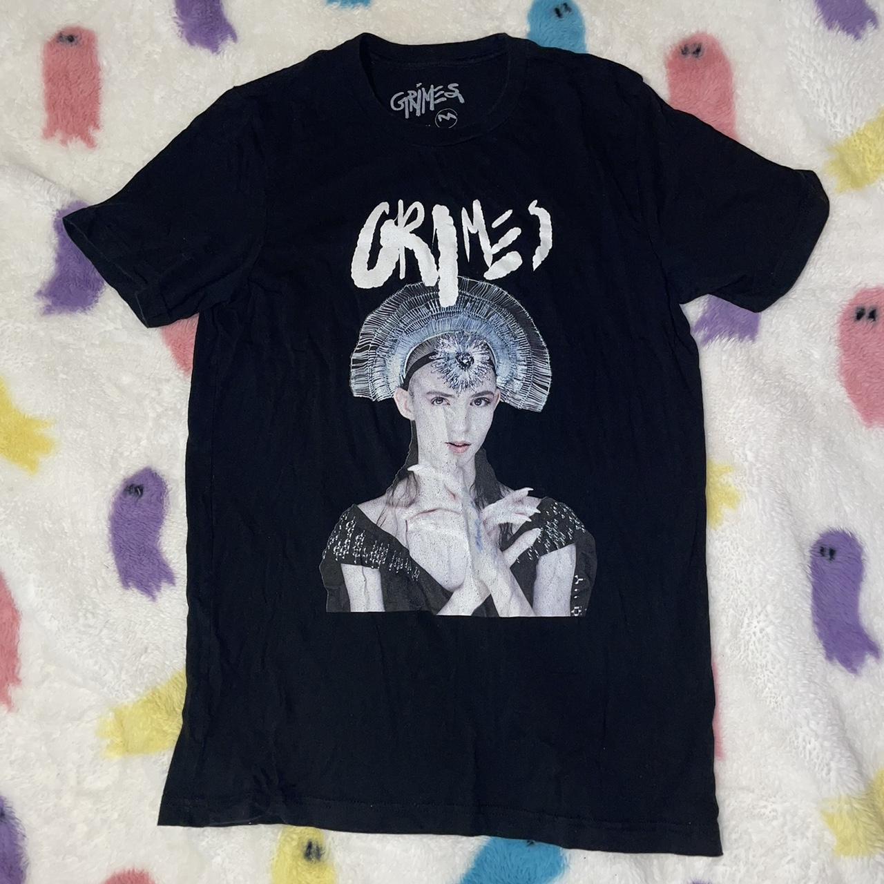 Grimes headdress black T shirt, size Medium... | Depop