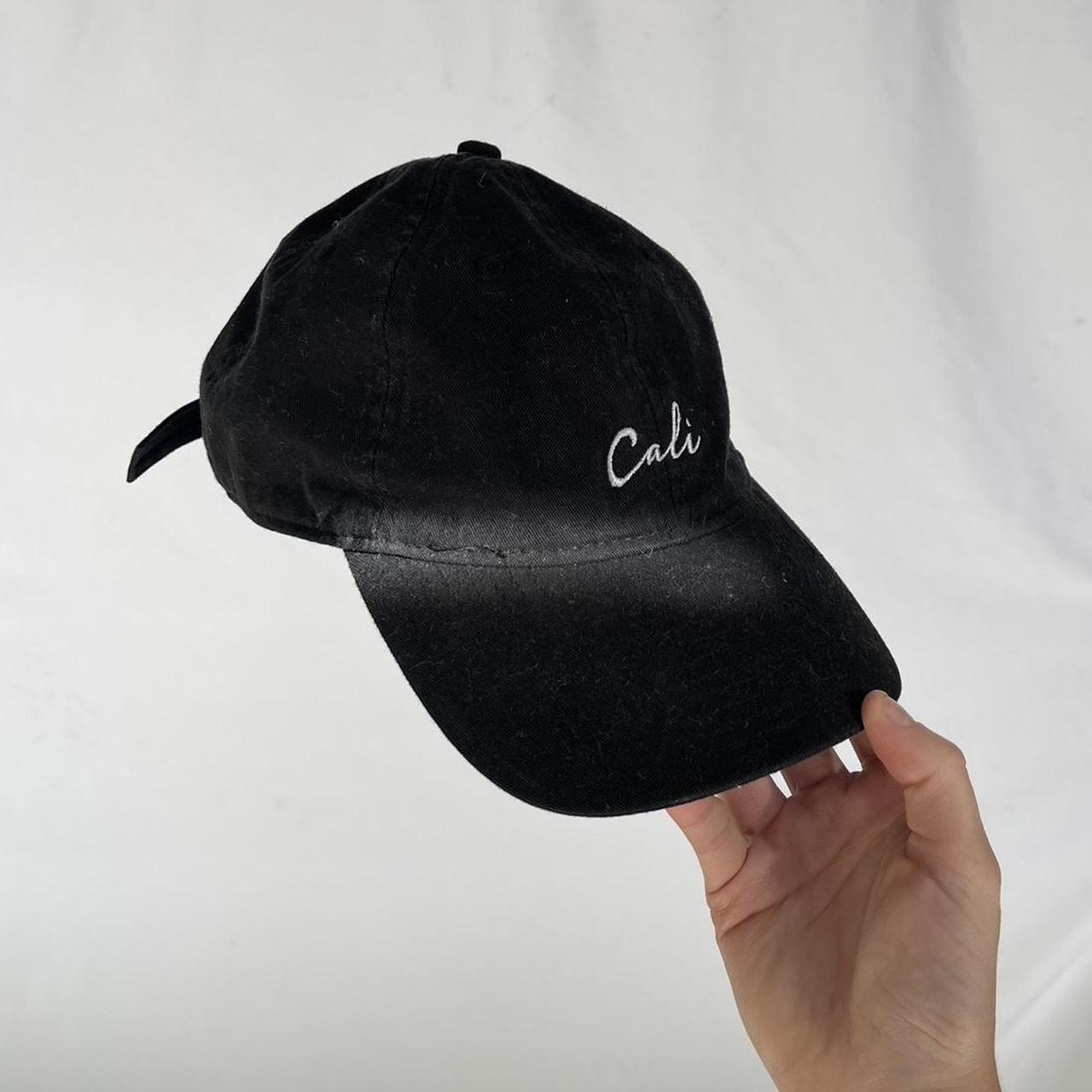 Black cali baseball cap. 100% cotton. #baseballcap... - Depop
