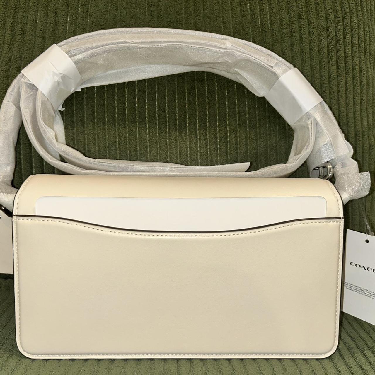 Coach Tabby 26 Shoulder Bag -White Chalk/Signature... | Depop