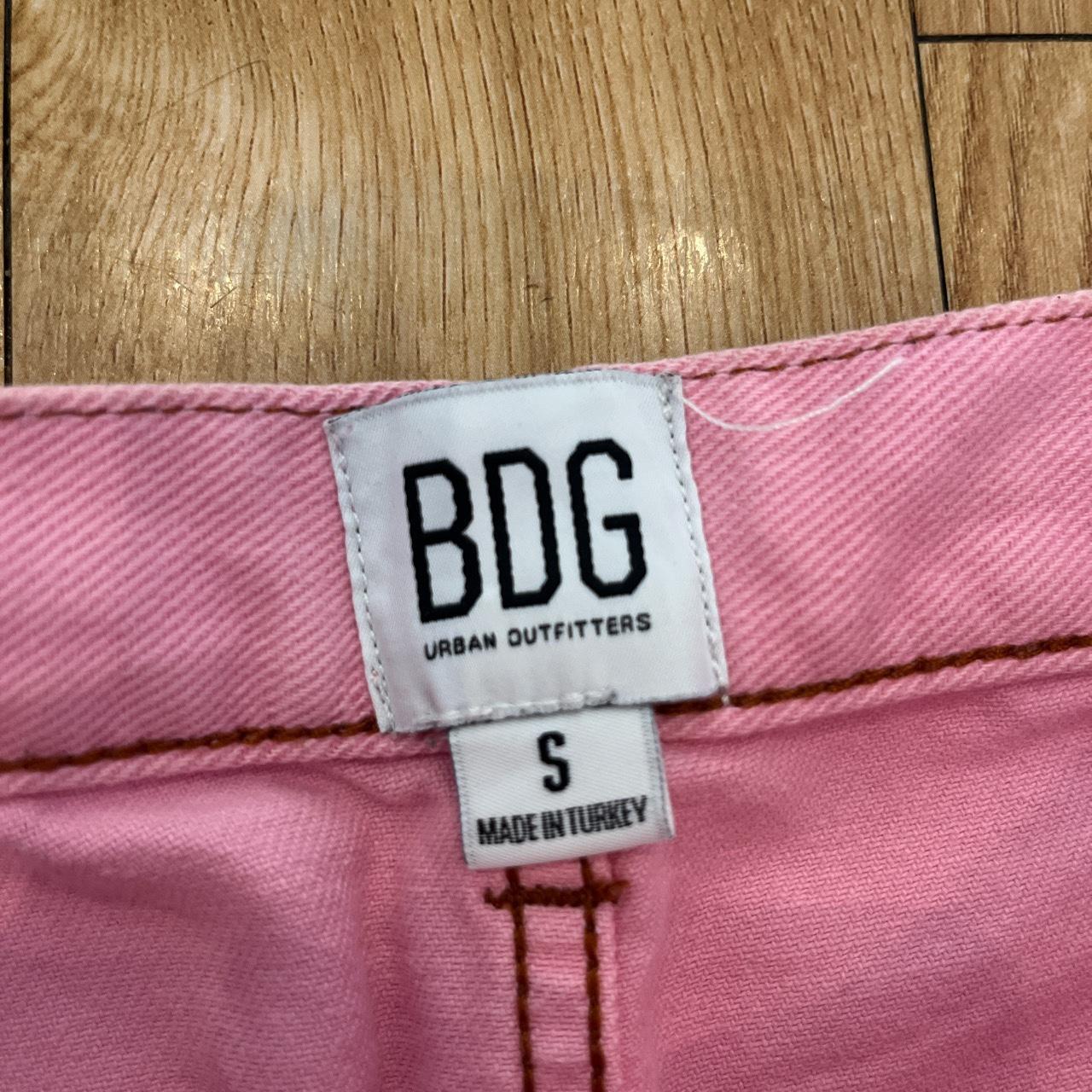 Urban outfitters BDG pink cargo style utility mini... - Depop