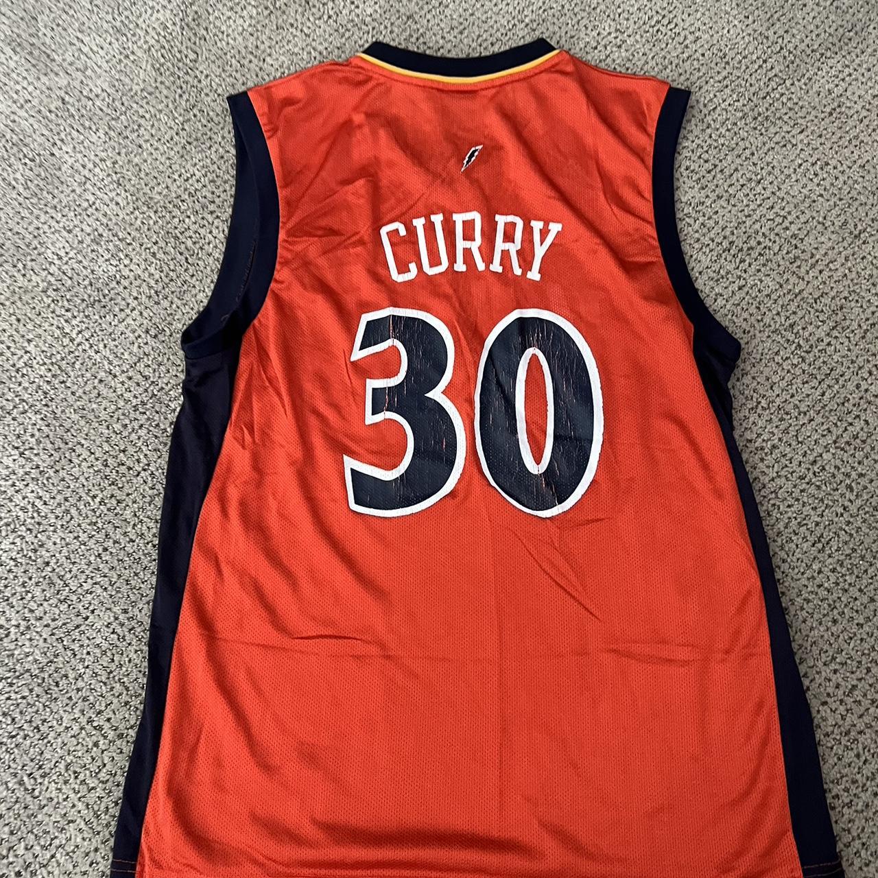 Vintage Adidas Steph Curry Warriors Jersey Size... - Depop