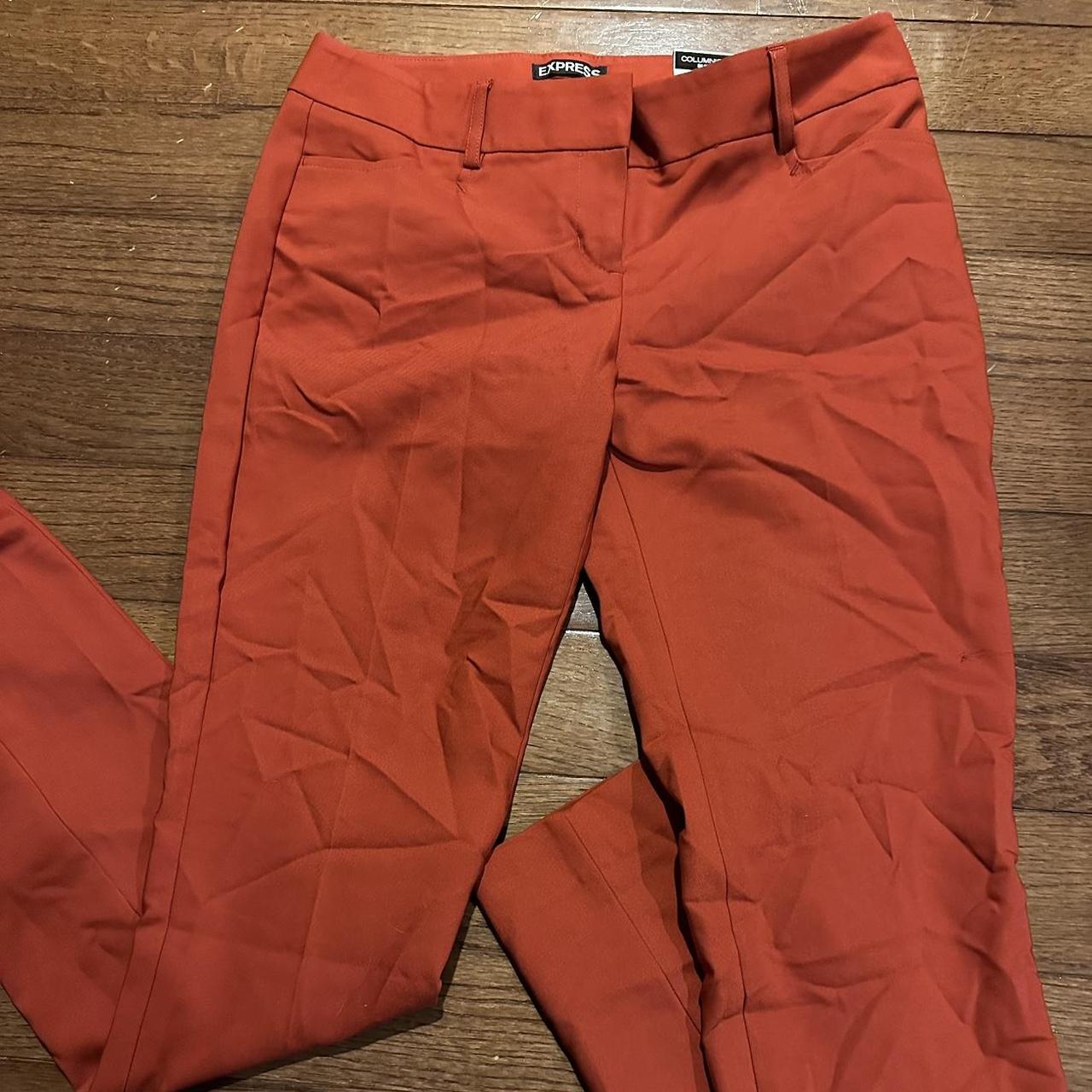 Orange Express work pants size 0 New with tags Just... - Depop