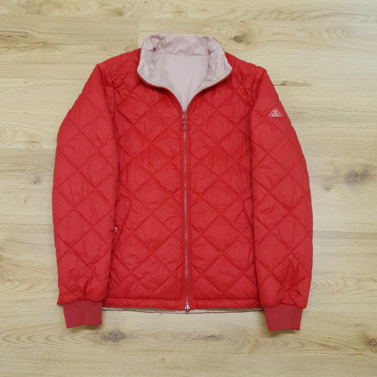Barbour Women's Pink Jacket | Depop