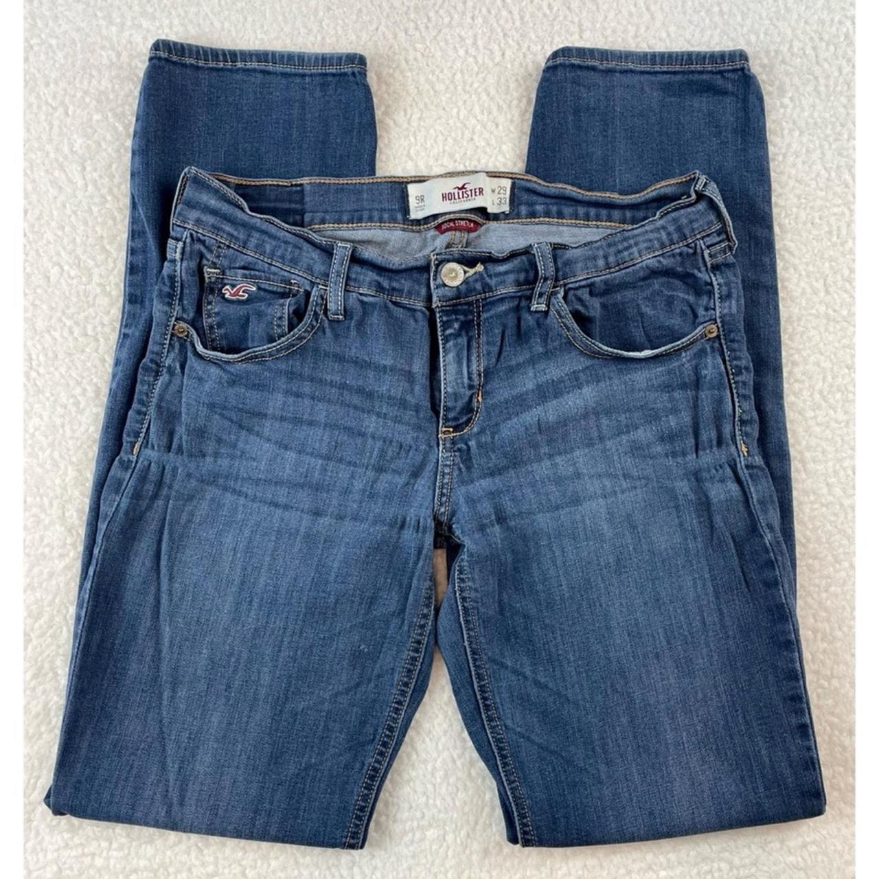 Hollister Blue Medium Wash SoCal Stretch Straight
