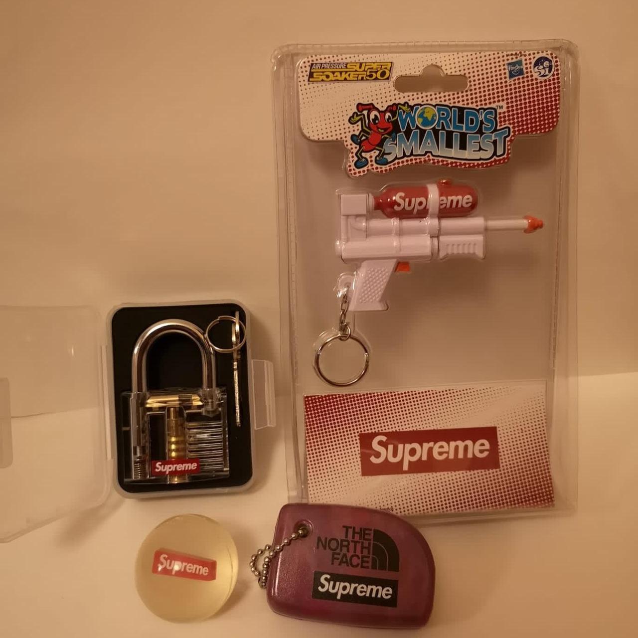 Supreme bundle; Padlock ( 2 keys ) Worlds... - Depop