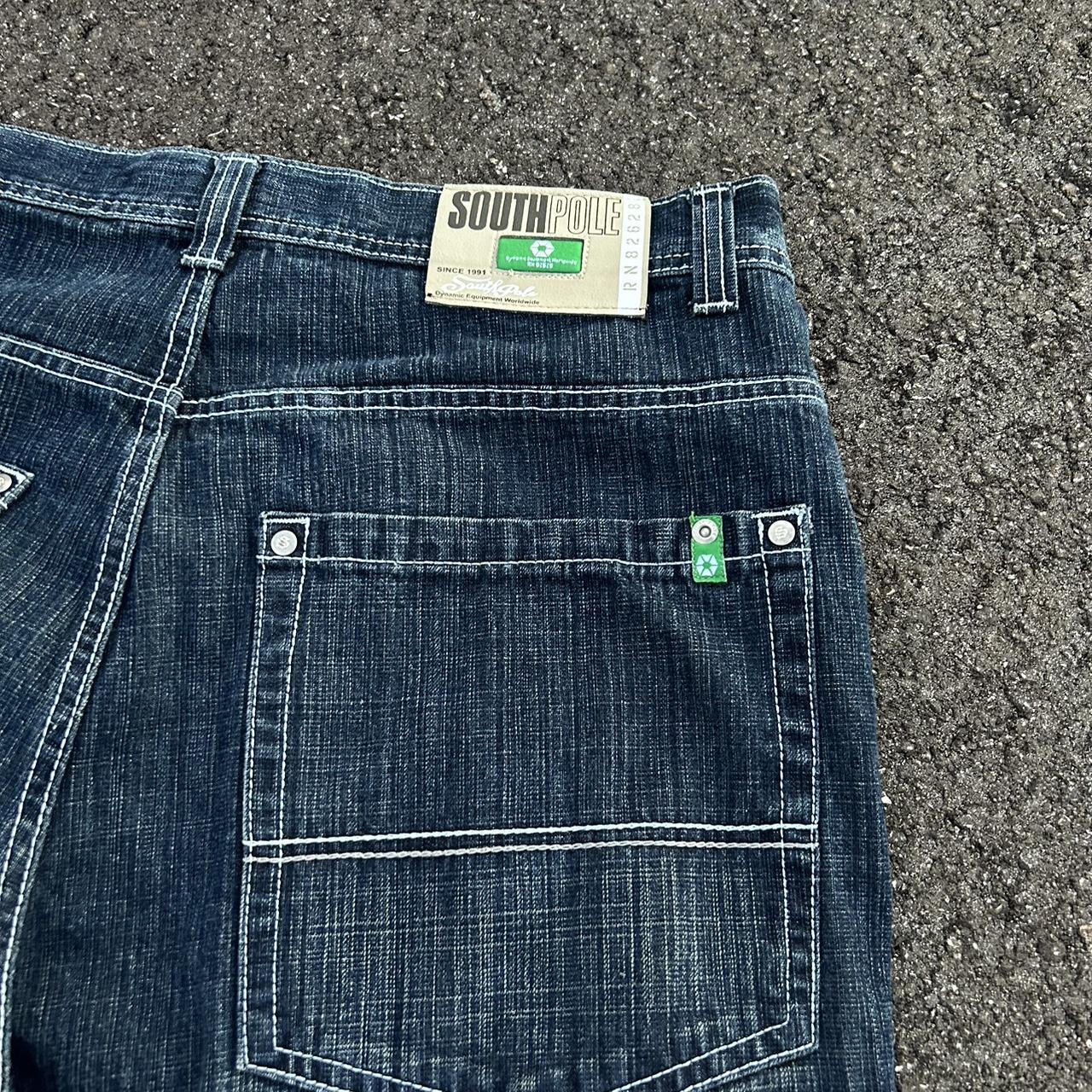 vintage y2k southpole green tabs super good wash and... | Depop