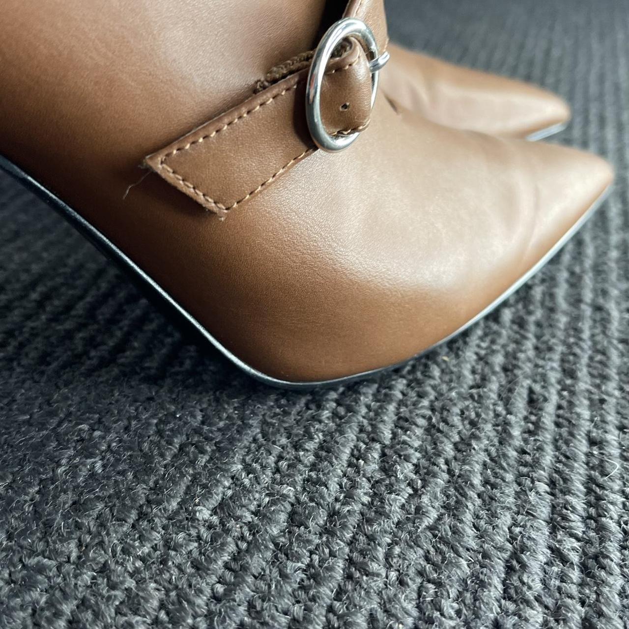 Women's Tan and Brown Mules | Depop