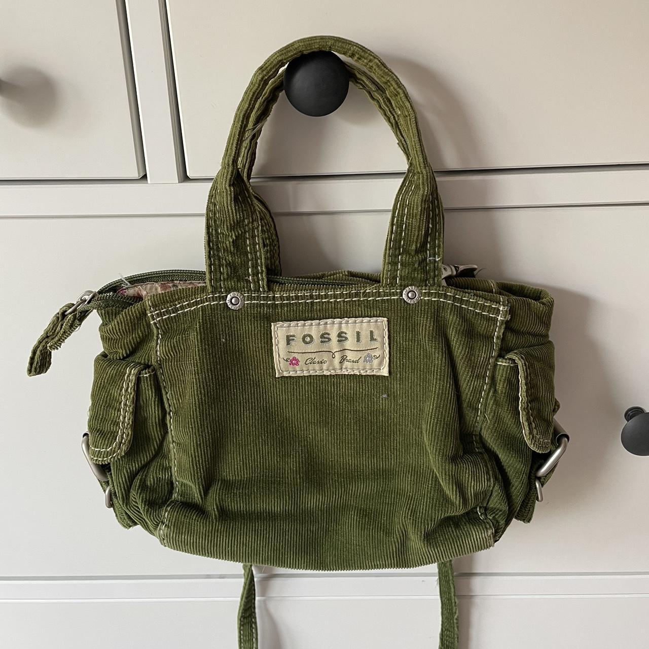 Fossil Women's Green Bag | Depop