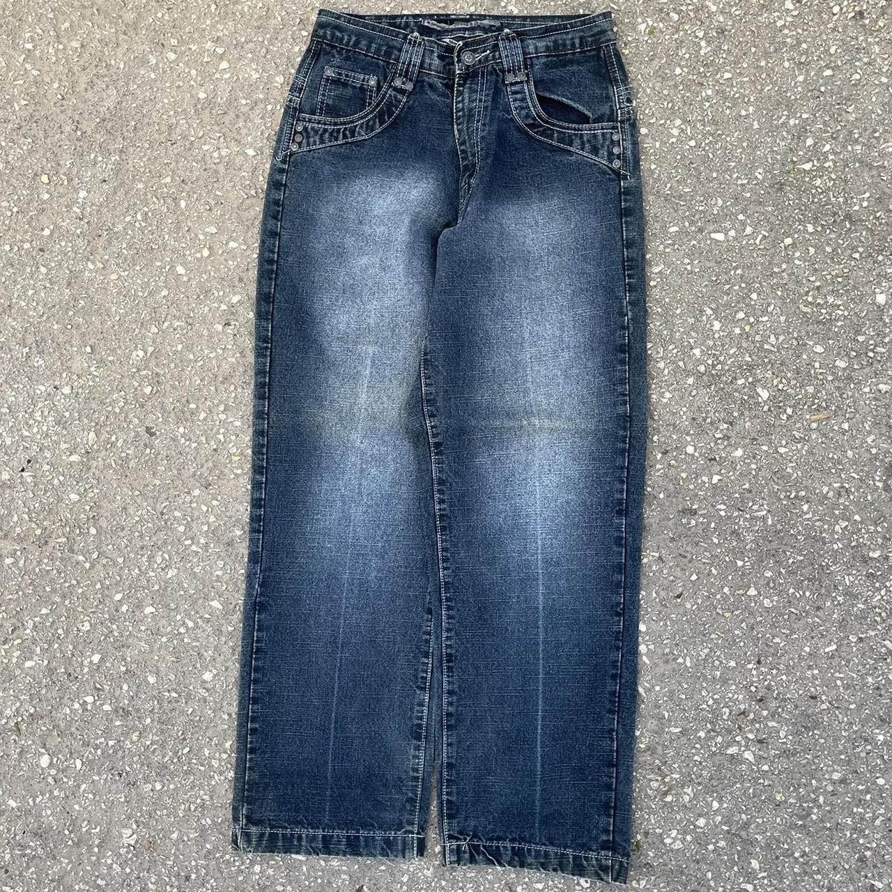 early 2000s baggy skater jeans ! Size- tagged 16... - Depop