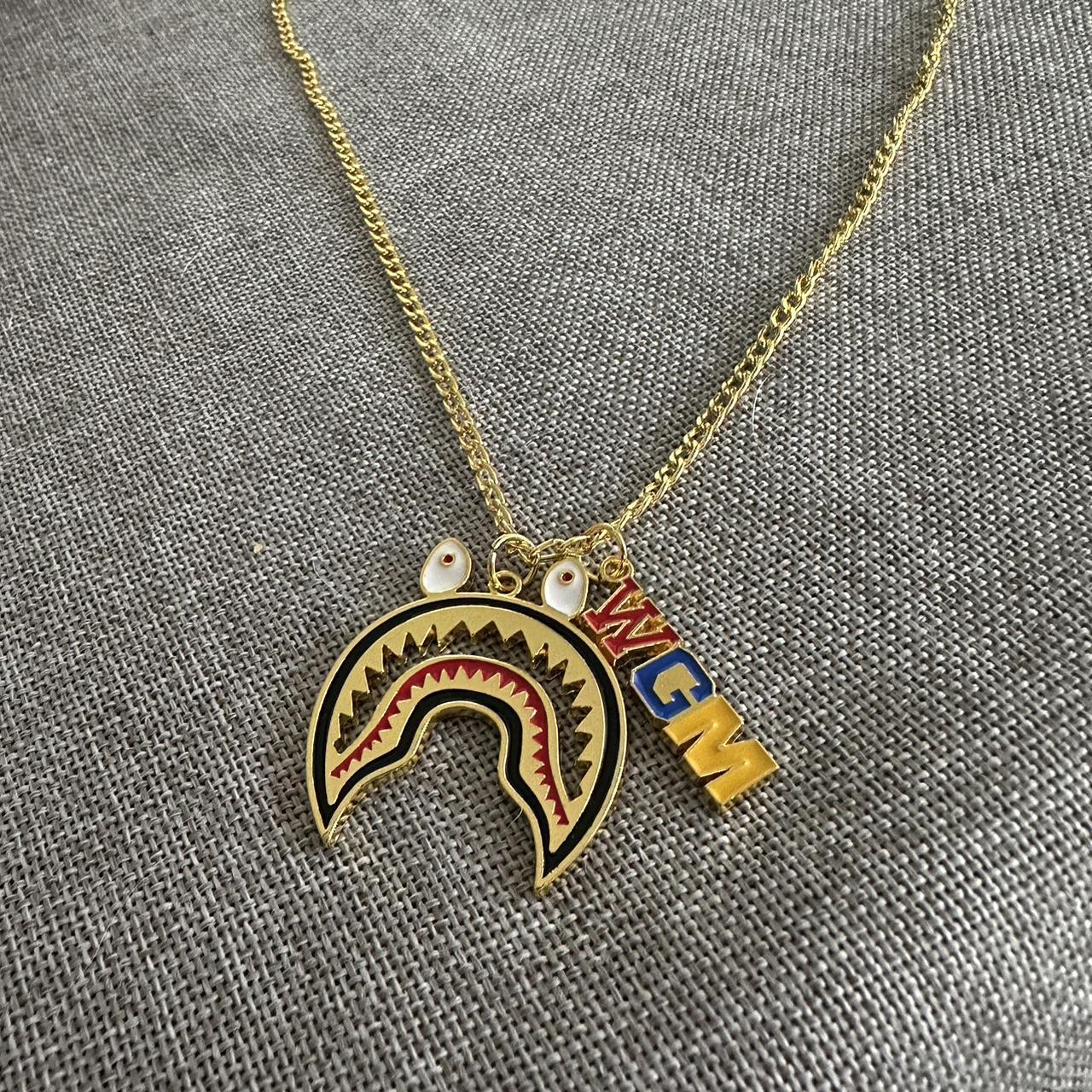 BAPE Men's Gold Jewellery | Depop