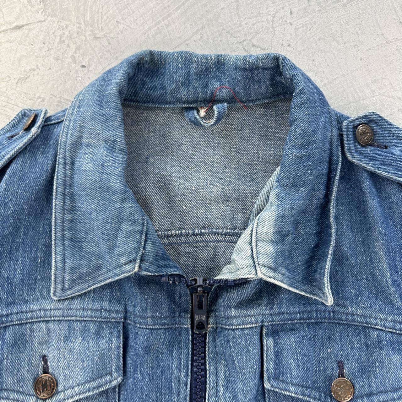Small/Medium 70s denim Jacket Vintage 70s handmade?... - Depop