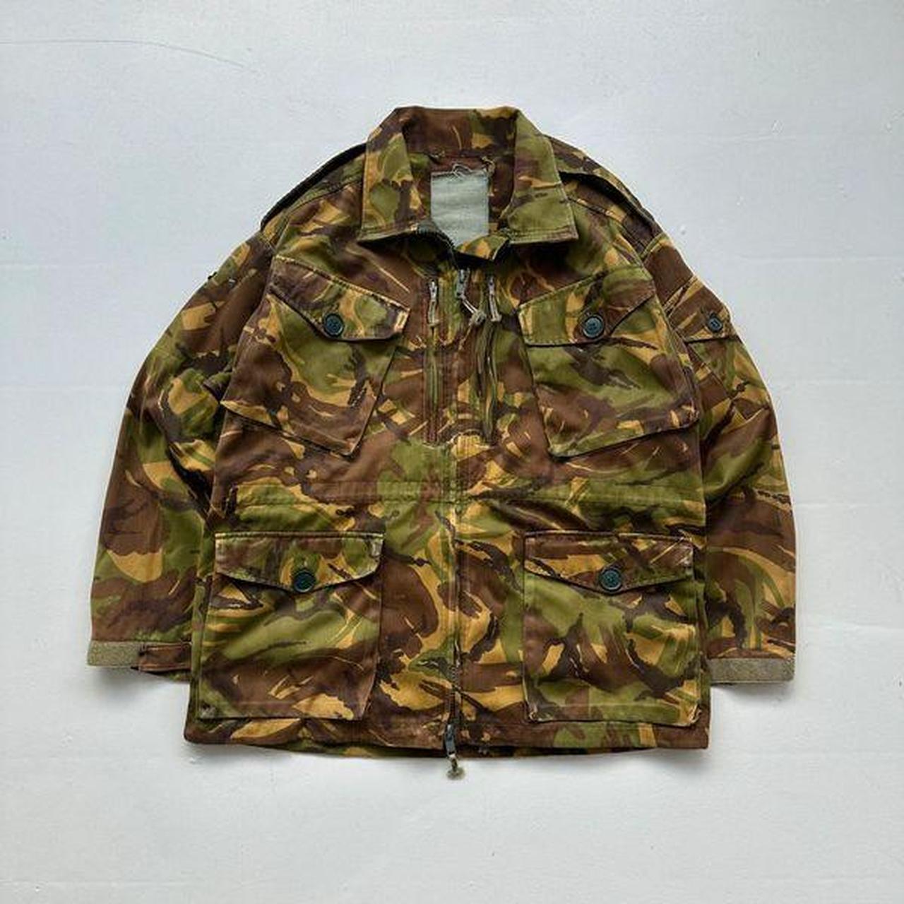 British Army Pattern Camouflaged Combat Field Jacket... | Depop