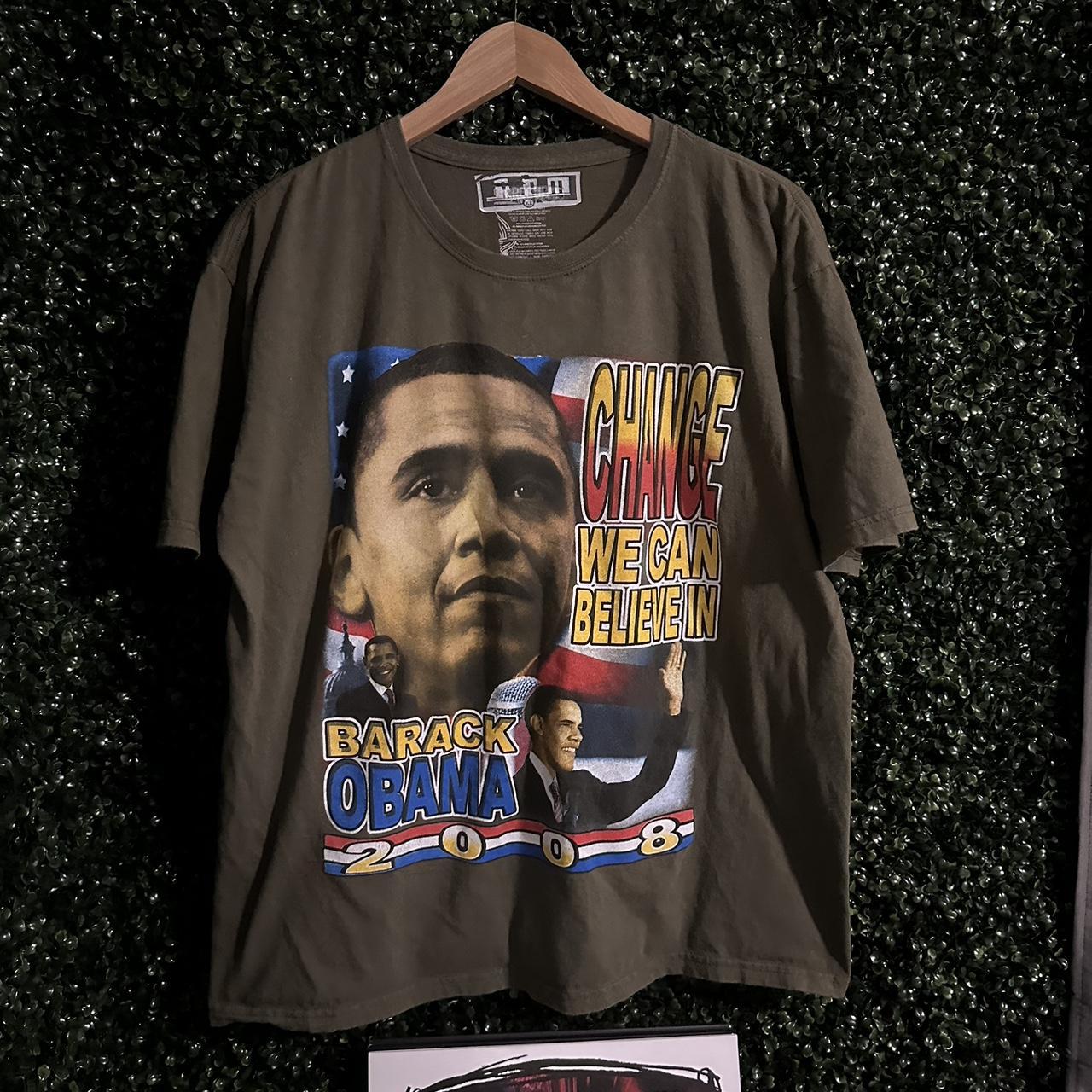 2008 Barack Obama tee Super cool graphic rap tee... - Depop